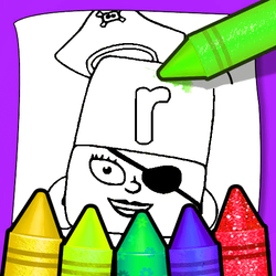 Alphablocks Coloring Pages | 🕹️ Play Alphablocks Coloring Pages Online ...