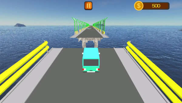 Broken Bridge Car Driving | 🕹️ Play Broken Bridge Car Driving Online On ...