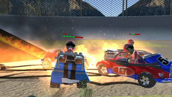 Demolition Cartoon Car Crash Derby | 🕹️ Play Demolition Cartoon Car ...