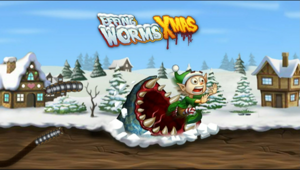 Effing Worms Xmas | 🕹️ Play Effing Worms Xmas Online On GamePix