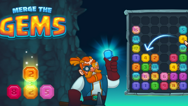 Merge The Gems | 🕹️ Play Merge The Gems Online On GamePix