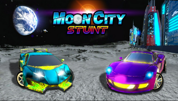 Moon City Stunt | 🕹️ Play Moon City Stunt Online On GamePix