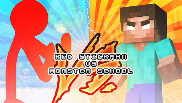 Red Stickman Vs Monster School | 🕹️ Play Red Stickman Vs Monster School ...