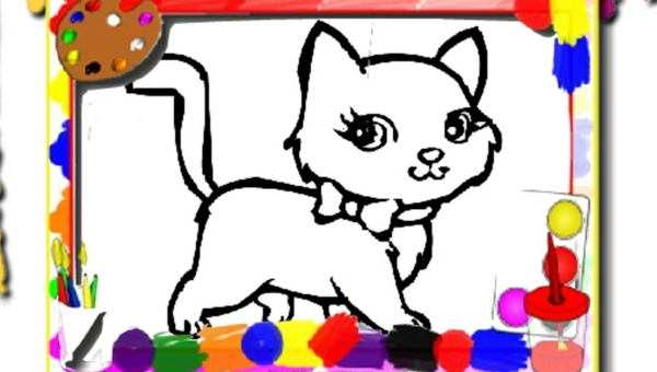 Sweet Cats Coloring Book | 🕹️ Play Sweet Cats Coloring Book Online On ...